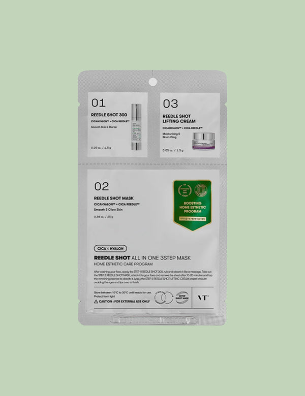 VT Cosmetics Reedle Shot All In One 3 Step Mask – Skin It Real